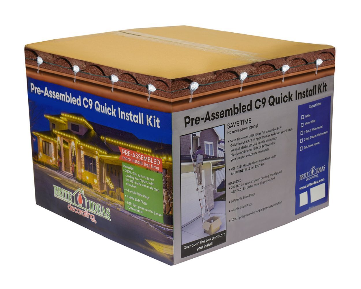 Pre-Assembled C9 Quick Install Kits – Brite Ideas Decorating