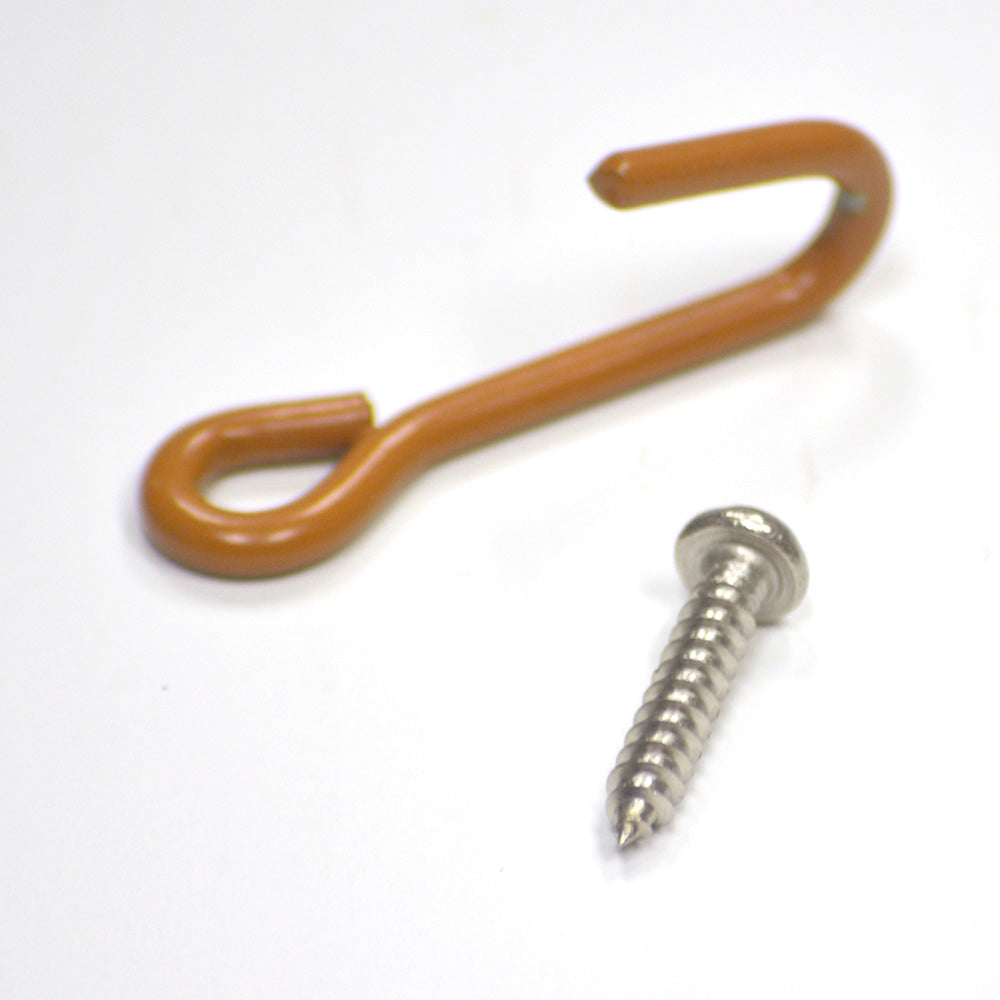 Mounting Hook - Tan Coated – Brite Ideas Decorating